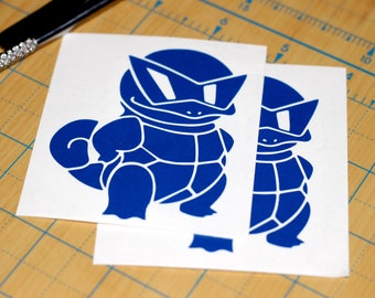 Squirtle decal | Etsy