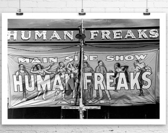 Freak show art | Etsy