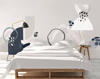 Abstract wall decal | Etsy