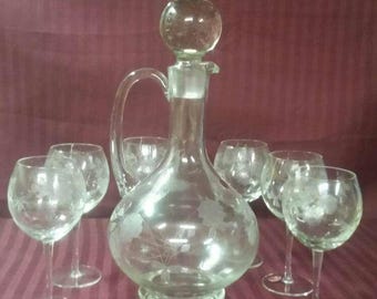 Romanian wine glass | Etsy