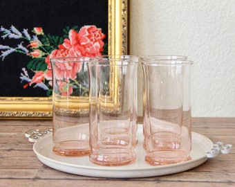 Pink glassware | Etsy