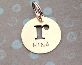 Dollar Sign Pet Tag Handmade Artisan Custom Pet ID Charm
