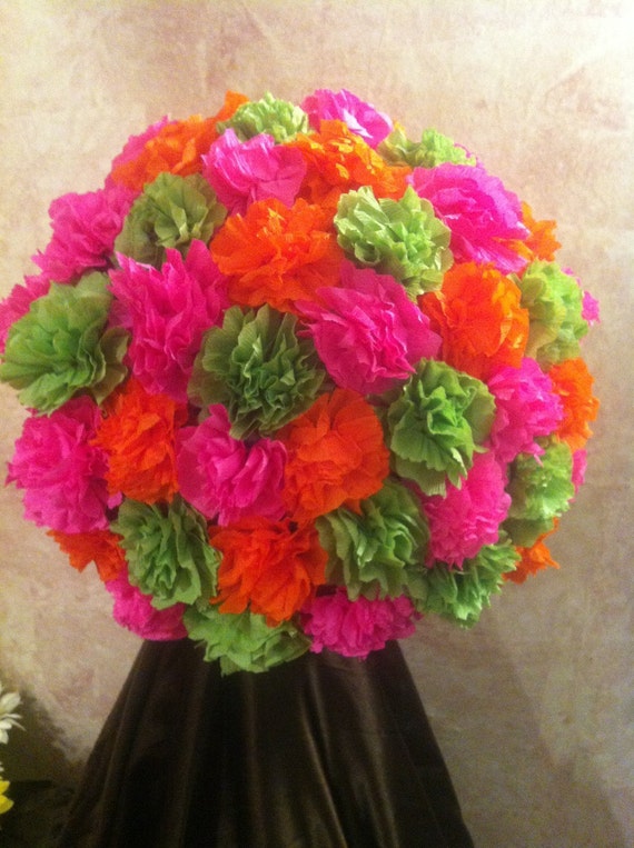 Tropical Flower Ball Pinata Luau parties Fiestas and more