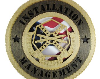 Army Ranger Laser Cut Military Wall Plaque with American Flag