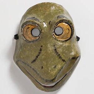 Frog mask | Etsy