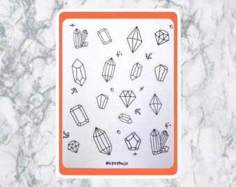 Gem stickers | Etsy