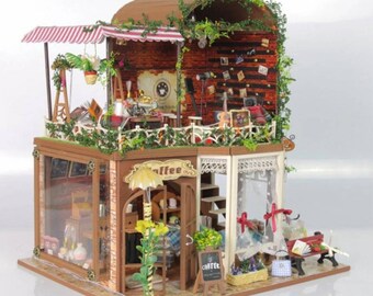 Paris Apartment Dollhouse DIY Kit Miniature Dollhouse DIY