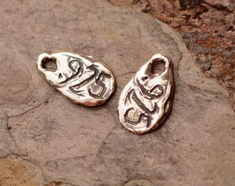 Sterling Silver Tags Hand Stamping Bracelet Blank Metal Blank