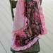 Pink Camo Minky True Timber Baby Blanket Pink Crushed Minky