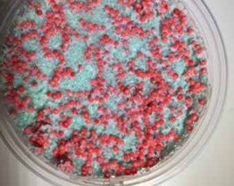 CHRISTMAS PRINT. Red Green and Snow. 8X10. Nursery Art Home