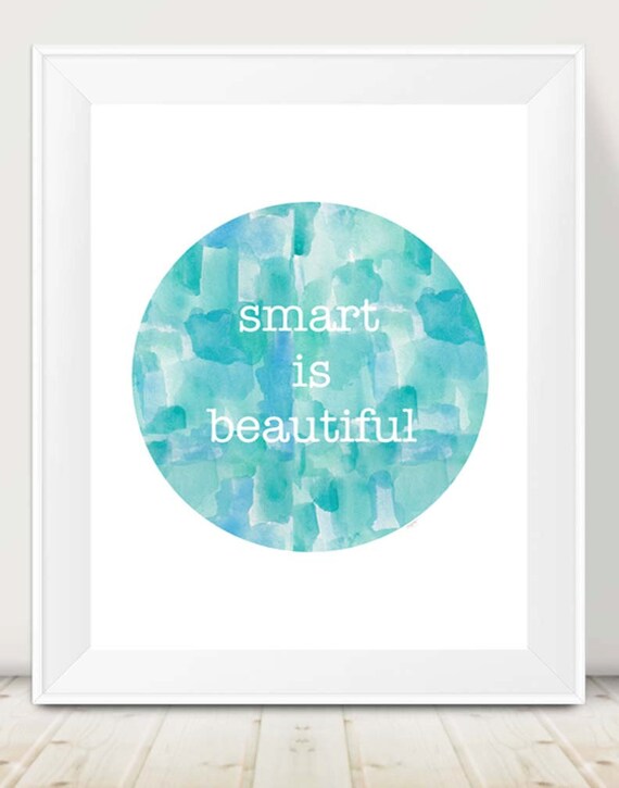 Girl Power 11x14 Inspirational Art Girls Print Smart is
