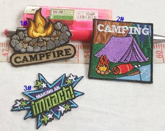 Camp patch | Etsy