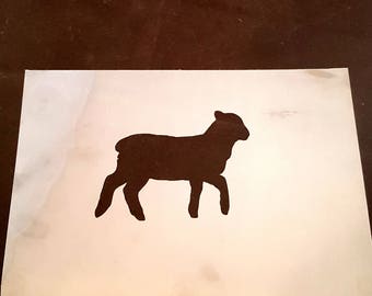 Sheep stencil | Etsy
