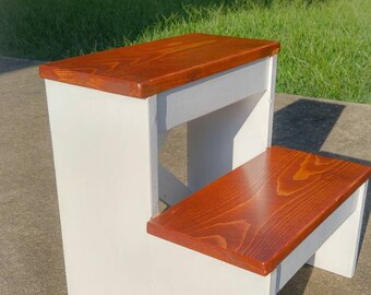 Farmhouse stool | Etsy