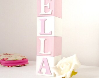 Wooden letter blocks | Etsy