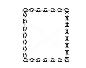 Anchor chain svg | Etsy