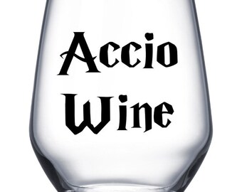 Vinyl wine glass | Etsy