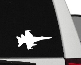 Fighter jet decal | Etsy