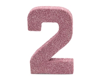 Glitter number | Etsy