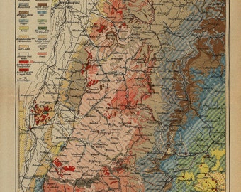 Leipzig map Old map of Leipzig Alte Karte von Leipzig