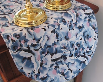 Blue table runner | Etsy