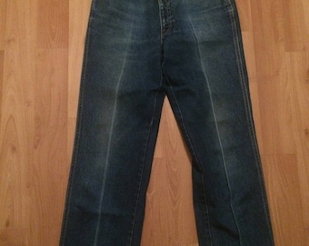 Crease creased jeans | Etsy