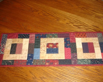 Quilted table runner | Etsy