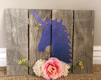 Unicorn wall decor | Etsy