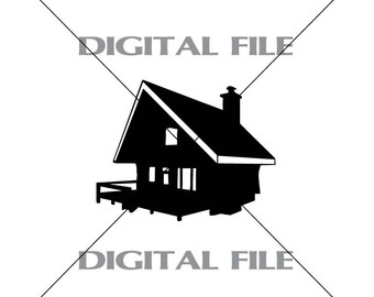 Log cabin svg | Etsy