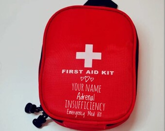 Medical Alert pouch First Aid Kit Epi-pen syringe Case