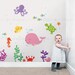 Ocean Friends Under the Sea Wall Decal for Nautical Theme
