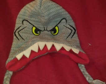 Shark hat Knitting Baby Hat for Baby or Toddler-Size 6-12