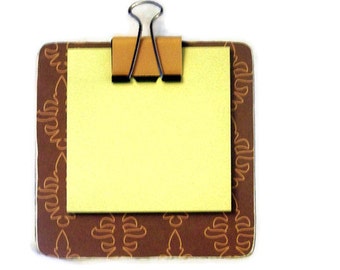 sticky note holder mini-clip board magnetic memo holder