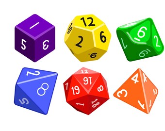 Dice clip art | Etsy