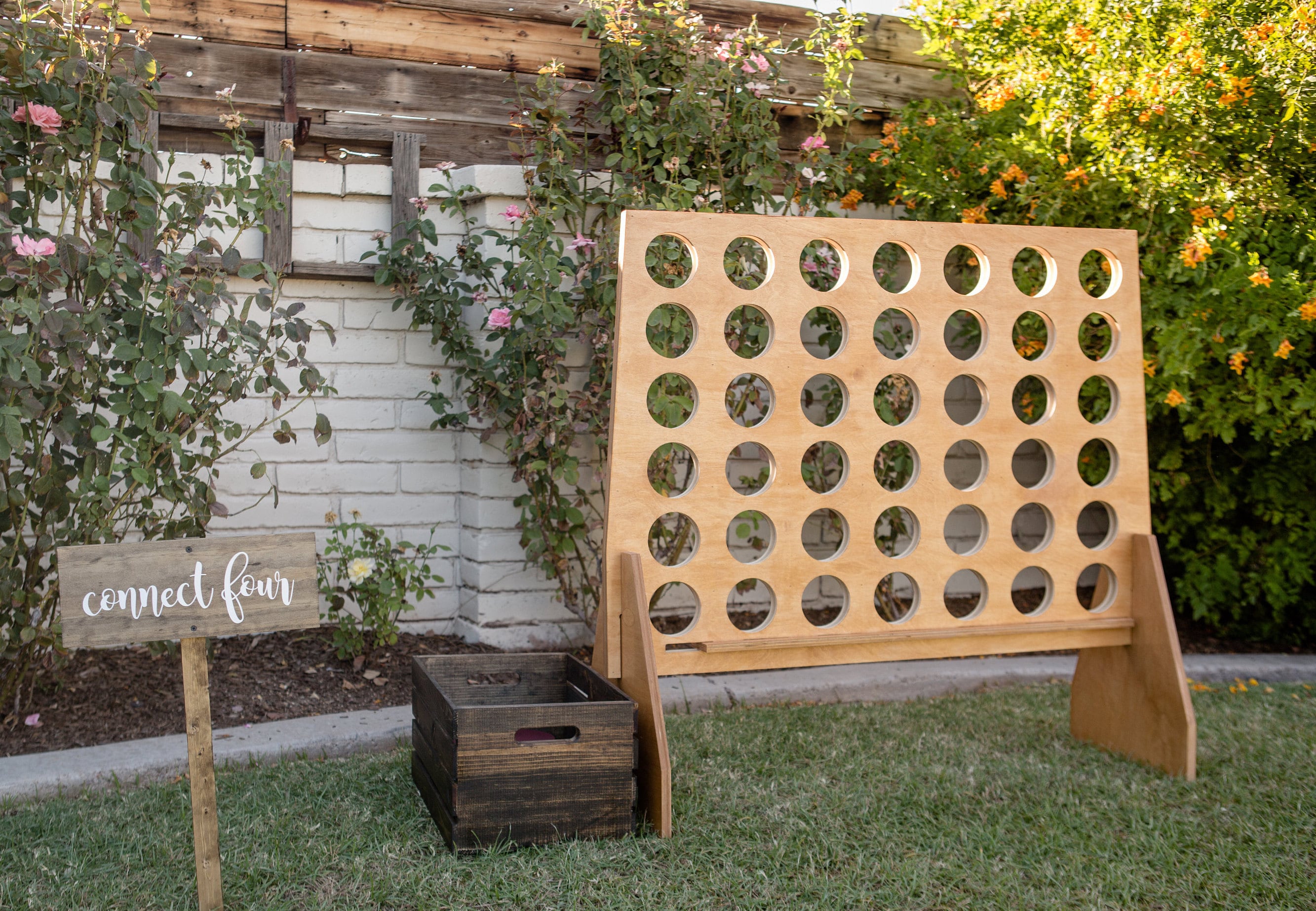 Giant Connect Four Game DIY Unpainted 4 in a row Giant Connect Four Game DIY Unpainted 4 in a row