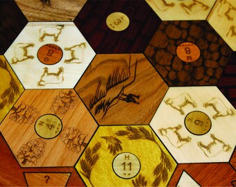 Wooden catan board | Etsy