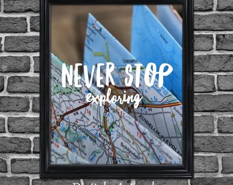 Never stop exploring | Etsy