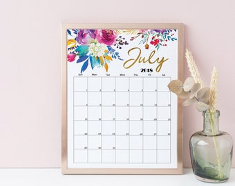 Wall calendar | Etsy