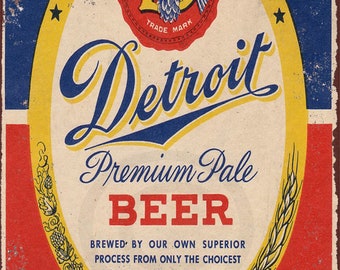 Detroit sign | Etsy