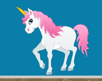 Unicorn Decals rainbow decal Unicorn Wall Stickers