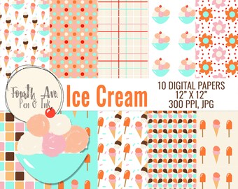 Ice cream wallpaper | Etsy