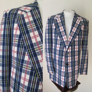 Madras jacket | Etsy