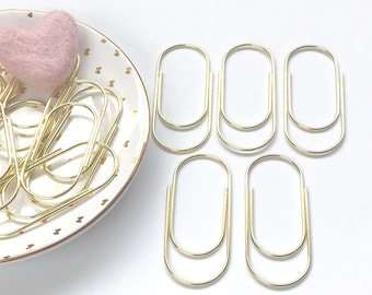 Gold paper clip | Etsy