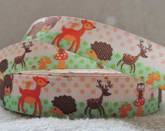 Woodland ribbon | Etsy