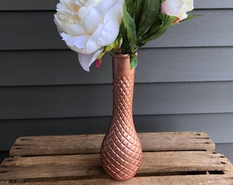 Rose gold vases | Etsy