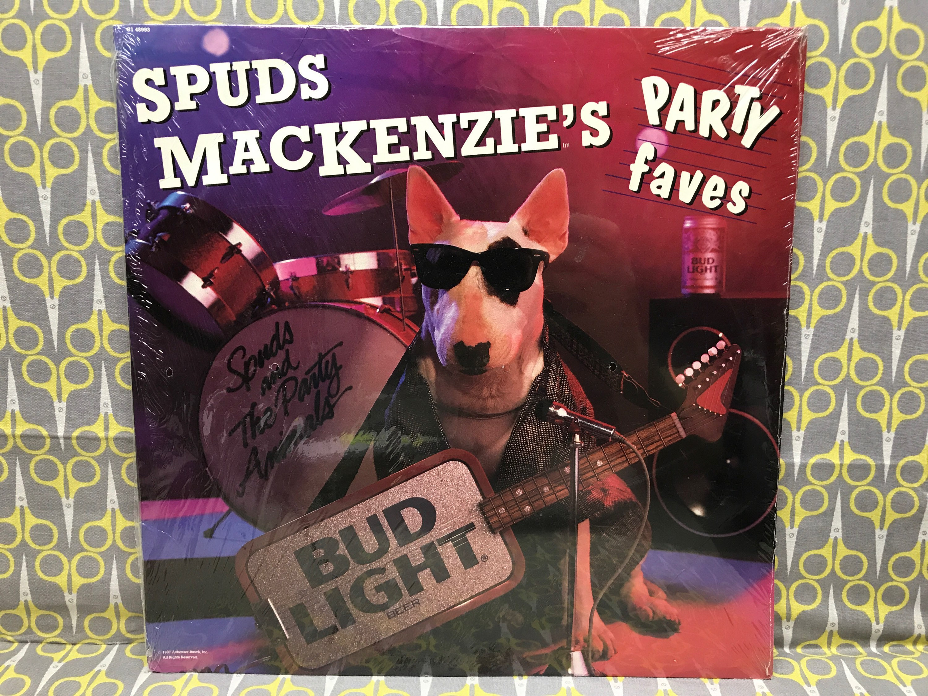 Sealed Spuds Mackenzie's Party Faves Vinyl Record Album LP