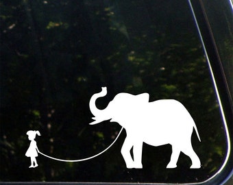 Elephant car decal | Etsy