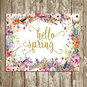 Hello spring | Etsy