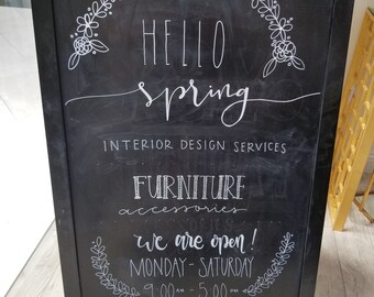 Custom chalkboard signs | Etsy
