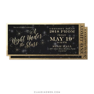 Prom tickets | Etsy